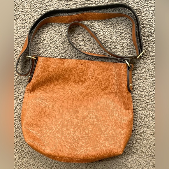 Bags | Nice Shoulder Bag Brown With Black Accents And Interior ...